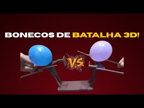 🎈 Battle Balloon Fighters – Kit Completo com 2 Bonecos + Base (Arquivos ...