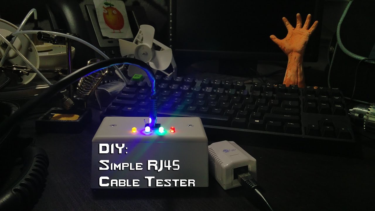 DIY Simple RJ45 Cable Tester