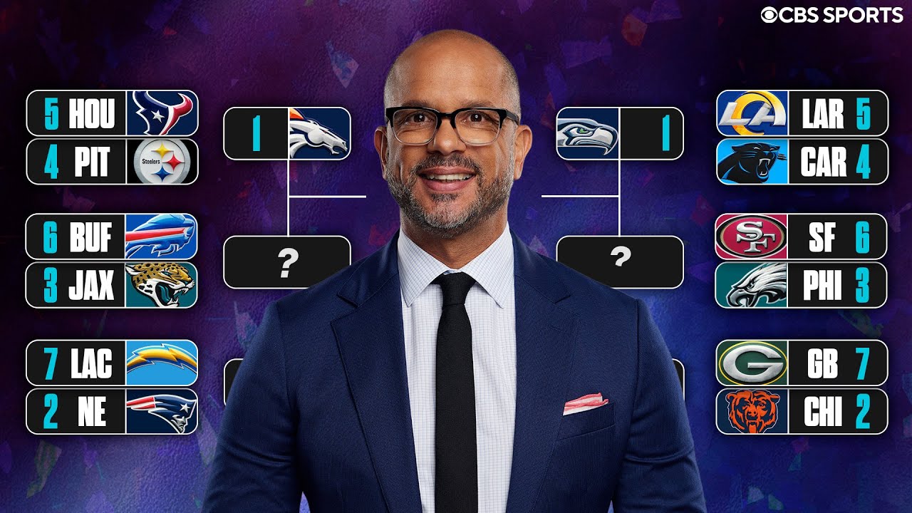 NFL analyst predicts NFL Playoff bracket and crowns a Super Bowl champion 👀🏆
