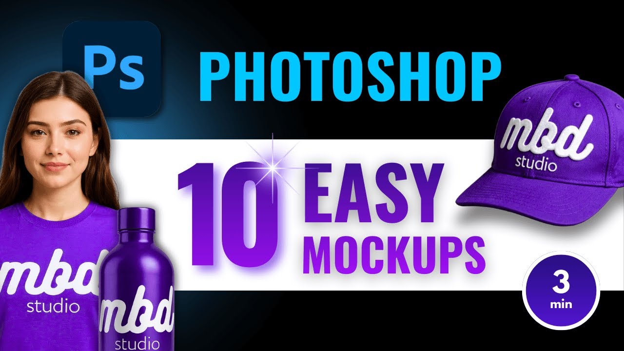 Easy AI Product Mockups in Photoshop 2026 (Using Flux Model)