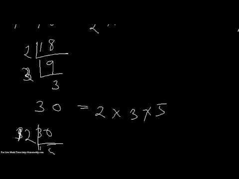 HCF of 18 and 30 | TutorTeddy.com