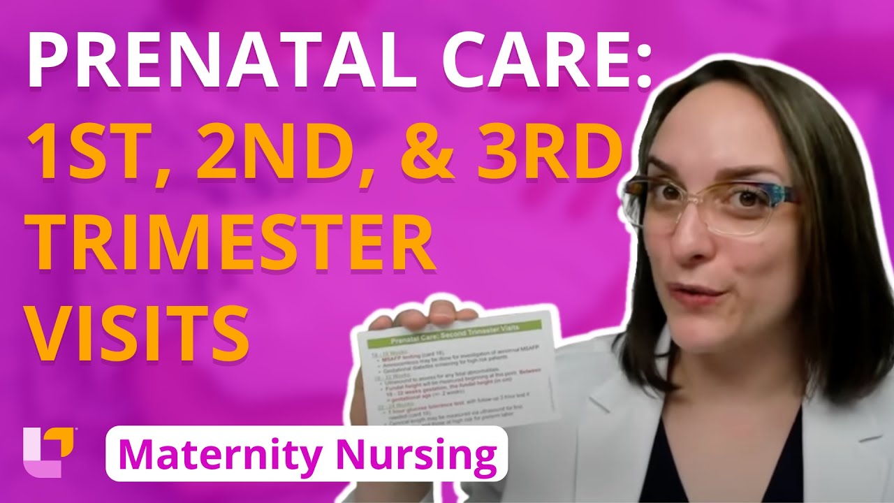 Prenatal Care: 1st, 2nd, and 3rd Trimester Visits - Pregnancy - Maternity Nursing | @LevelUpRN