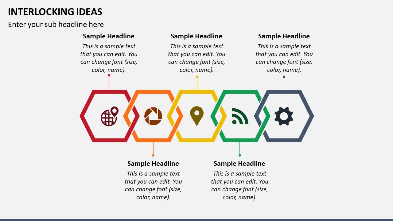 Interlocking Ideas Animated PowerPoint Slides