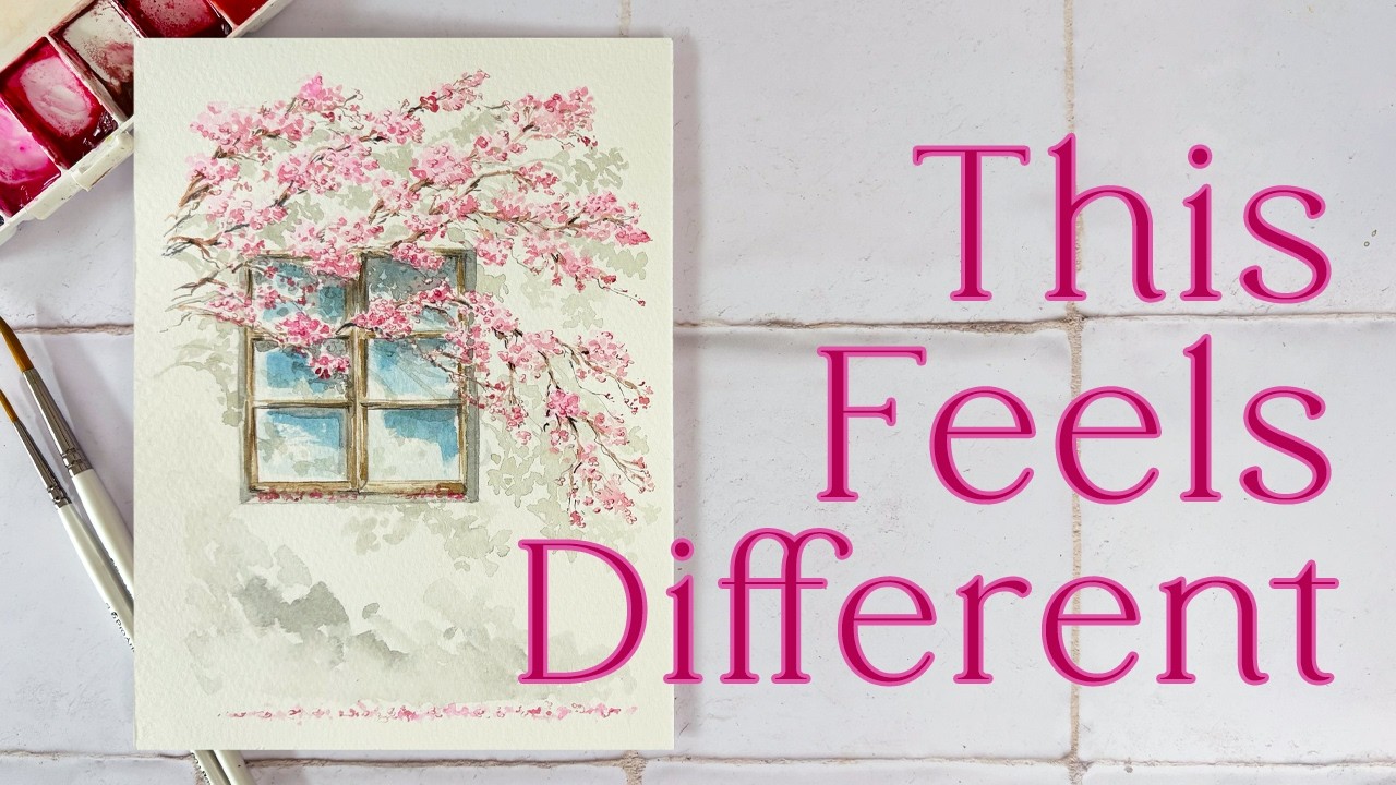 The Real Secret to Light in Watercolour Cherry Blossom