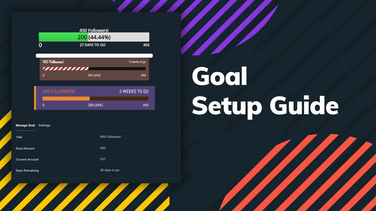 How to Setup Streamlabs Goal Widget