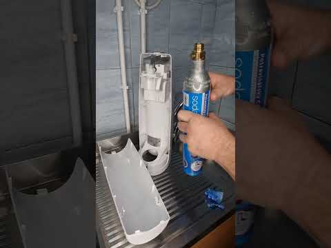How To Replace SodaStream Co2 Cylinder #shorts #short #howto #test #fyp #satisfying