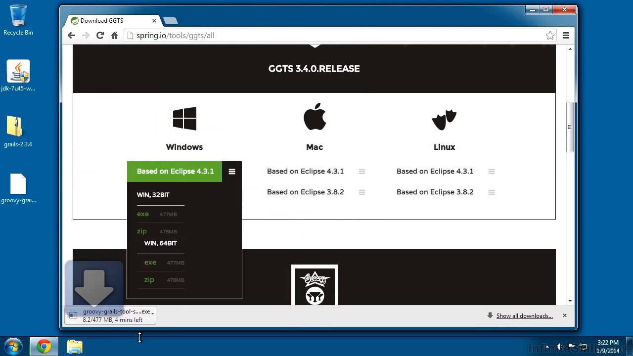 Learning Grails Tutorial | Installing The Groovy-Grails Tool Suite