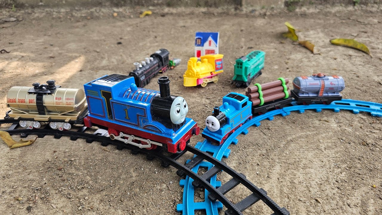 Unboxing dan Merakit Mainan Kereta Api Thomas Cartoon Train, Kereta Thomas & Friends