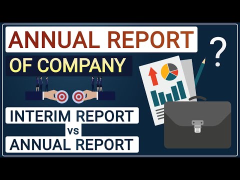 Importance of Company Annual Report | Interim Report vs Annual Report | Hindi