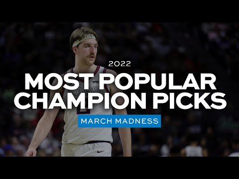 The most popular champion in 2022 March Madness brackets