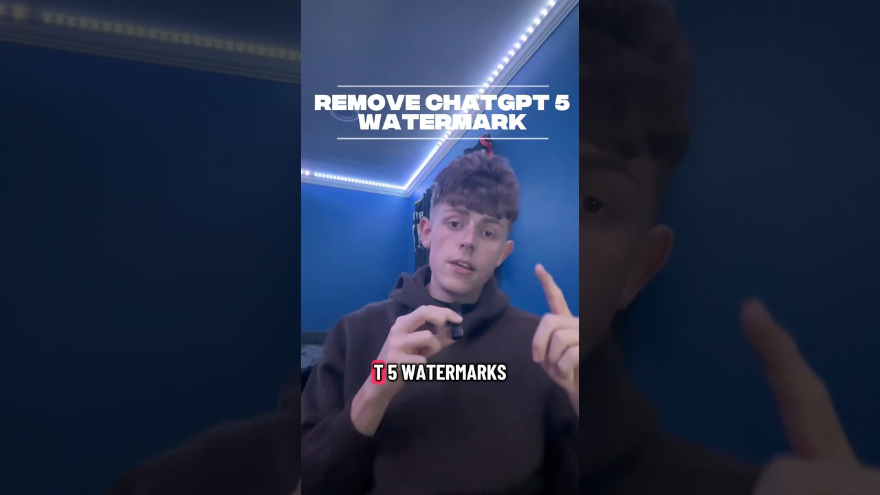 Remove ChatGPT 5 Watermarks in 30 seconds | Quick and Easy Hack #shorts