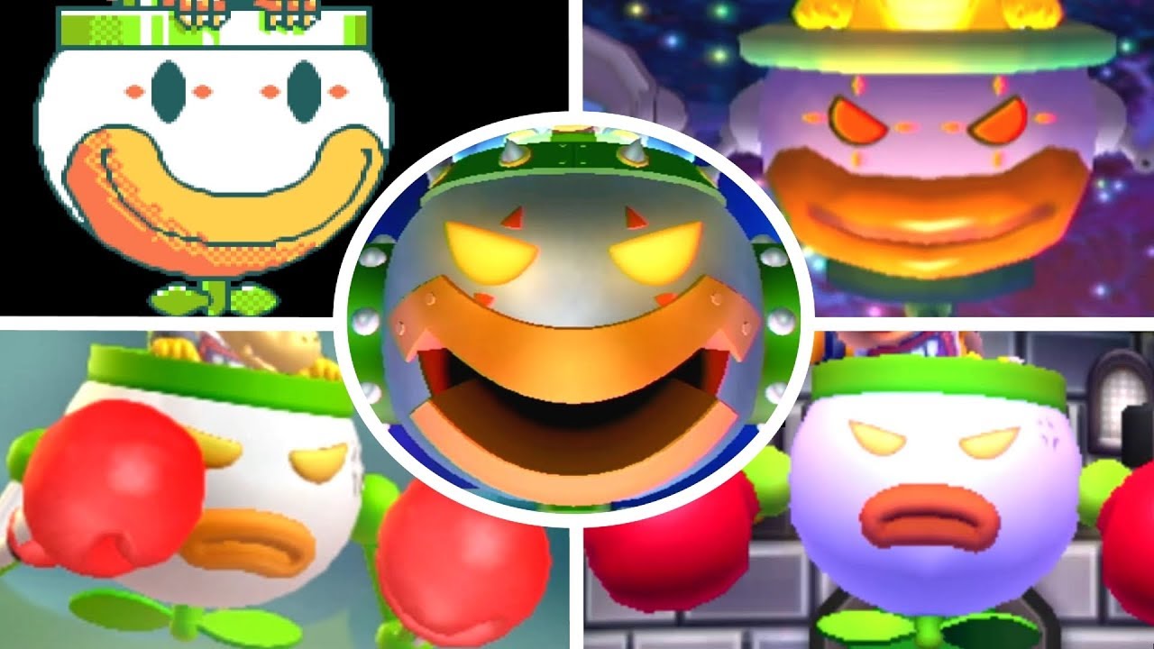 Evolution of Koopa Clown Car Battles (1990-2017)