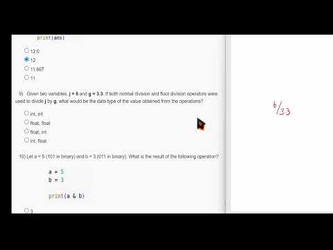 Python | Data Science | Machine learning | Assignment 1 Answers with Explanation | NPTEL Feb 2024