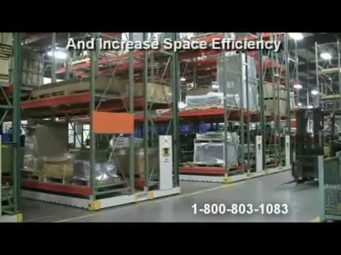 Motorized Pallet Racks | Rolling Warehouse Racking | Heavy Duty Industrial Storage