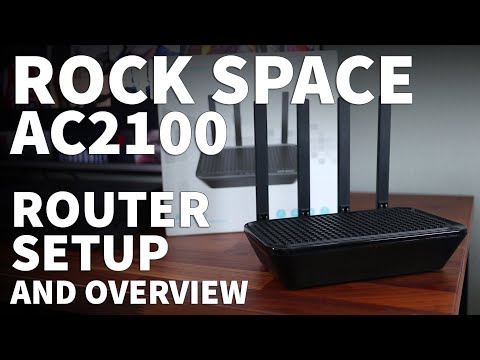 Rock Space AC2100 Dual Band 2100Mbps High Speed Router with App Control - Rock Space AC2100 Setup