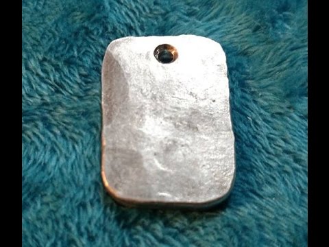 Casting Pendants From Scrap Pewter