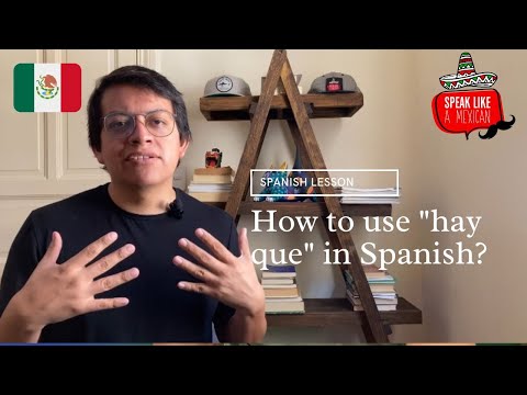 How to use hay que in Spanish - Spanish grammar