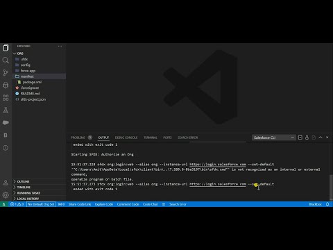 Salesforce SFDX Error - sfdx.cmd is not recognized as an internal or external command