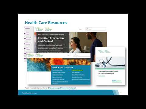 COVID-19 Infection Prevention and Control for Regulated Health Professionals