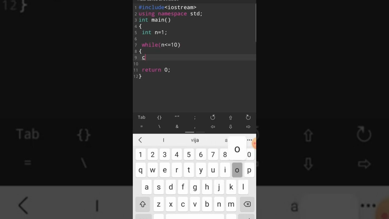 how to print first 1-10 numbers using while Loop in C++? #cpp #cppshorts #c++shorts #cpptamil #ctuto