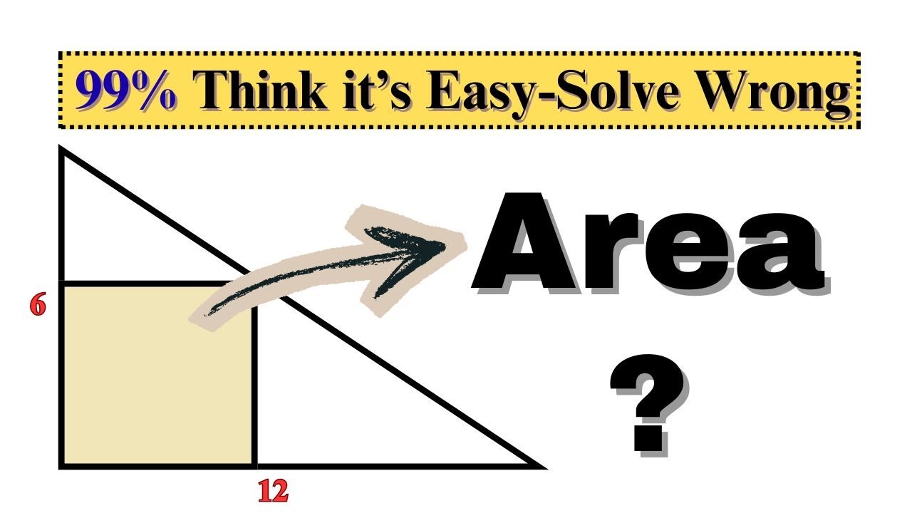 A Nice Olympiad Geometry Problem l Can You Find The Square Area l Olympiad Math Challenge 