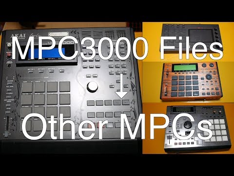 Akai MPC3000ファイルの互換性を調べてみた【英語VLOG】Converting MPC3000 files into other MPCs