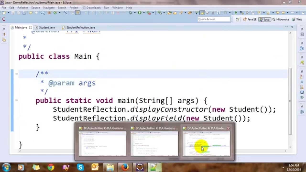 Java Reflection for Classes, Methods, Fields and Constructors