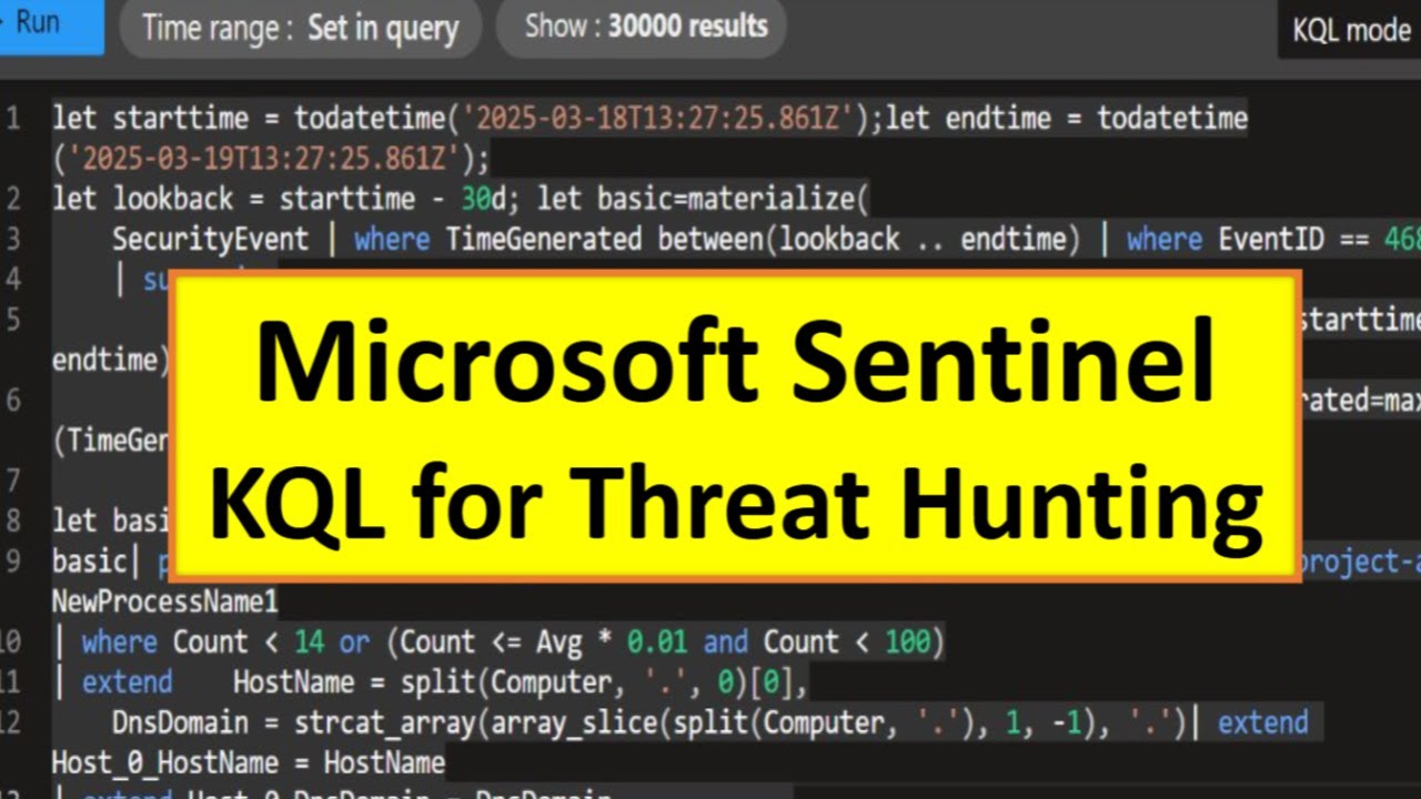 Threat Hunting in Microsoft Sentinel | KQL, Hunting Queries & Live Demos | KQL for Threat Hunting