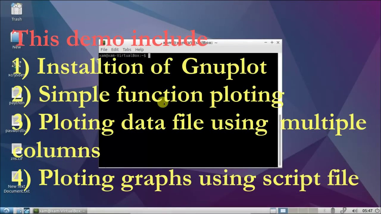 gnuplot Installation and graph plotting tutorial on ( Linux / Ubuntu)