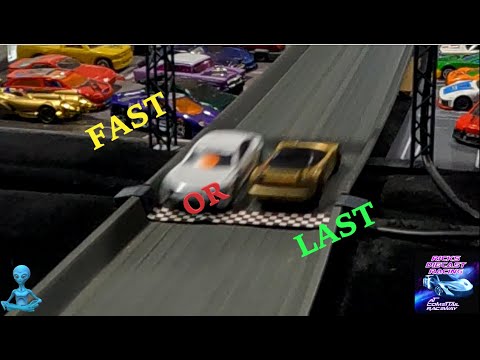 Diecast derby racing presents Fiast Or Last . Action BIG time #Racing #cars #adultdiecst racing