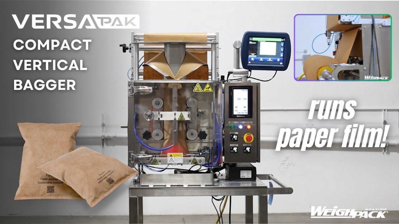 Compact Paper Film Vertical Bagging Machine - VersaPak