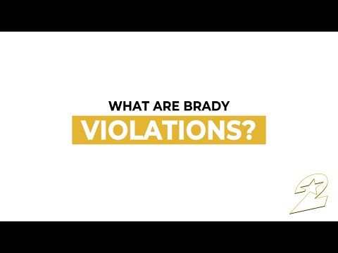 What is a Brady violation?