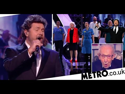 Royal Variety Performance 2020: Captain Tom Moore’s duet with Michael Ball and NHS choir leaves view
