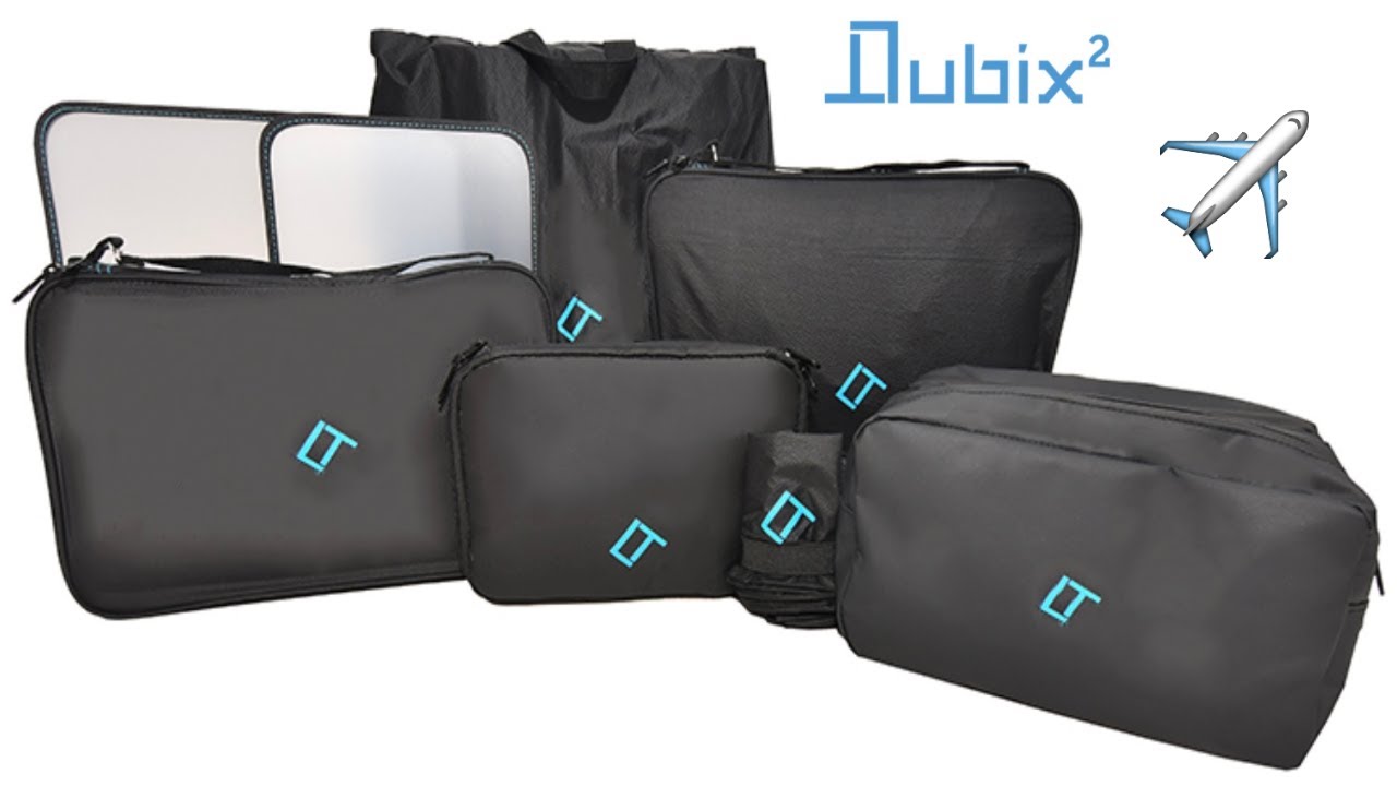 Complete Double Compression Packing Cubes for Easy Travel | Qubix 2