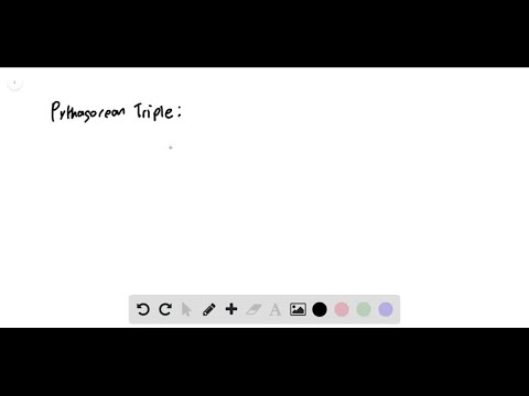 What is a Pythagorean triple?