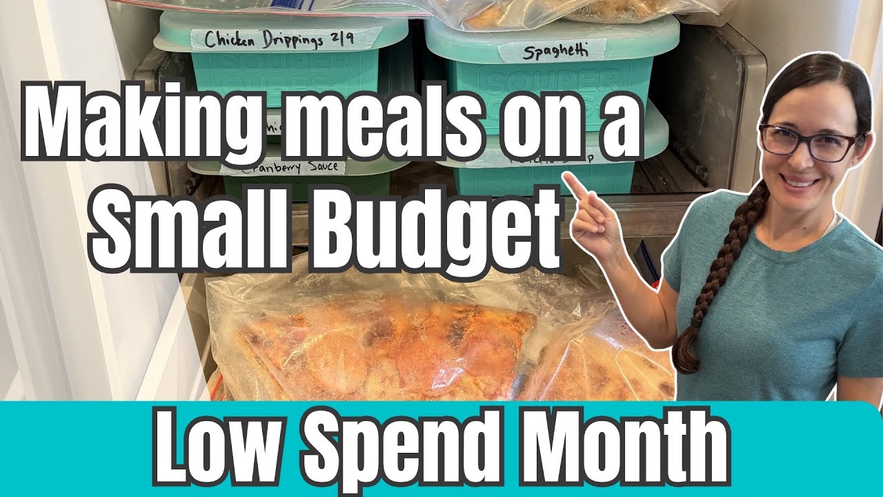 $200 for food for 4 people | Using what we have to save money | Budget Meal Plan and Recipes