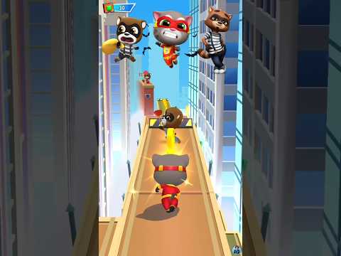Talking Tom Hero Dash Super Game Gameplay🔥 #shorts #tomgoldrun #viral