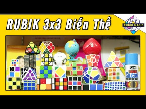 REVIEW Các Loại Rubik 3x3 Biến Thể Độc - Lạ - Đẹp | Collection Rubik 2021 - Rubik Magic Channel