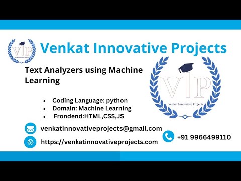 Text Analyzers using Machine Learning || web Application || Django || HTML || CSS || JavaScript |VIP