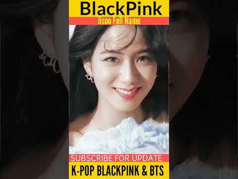 Jisoo Full Name #blackpink #kpop #shorts