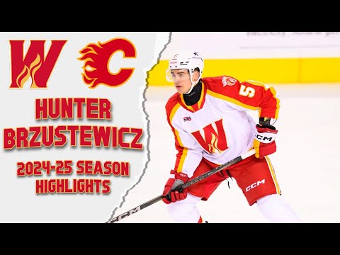 Hunter Brzustewicz 2024-25 Season Highlights | Calgary Wranglers