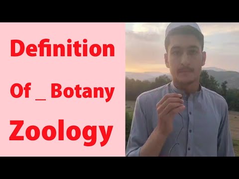 Definition Of Botany | Definition Of Zoology | Mr How Tech