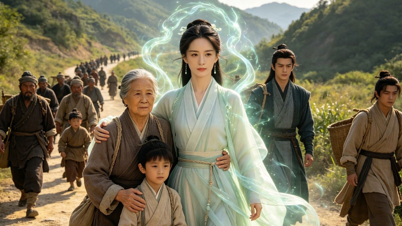 [FULL] Meets A Hunter While Fleeing Famine, She Gets Rich Easily By Making Delicious Food#minidrama