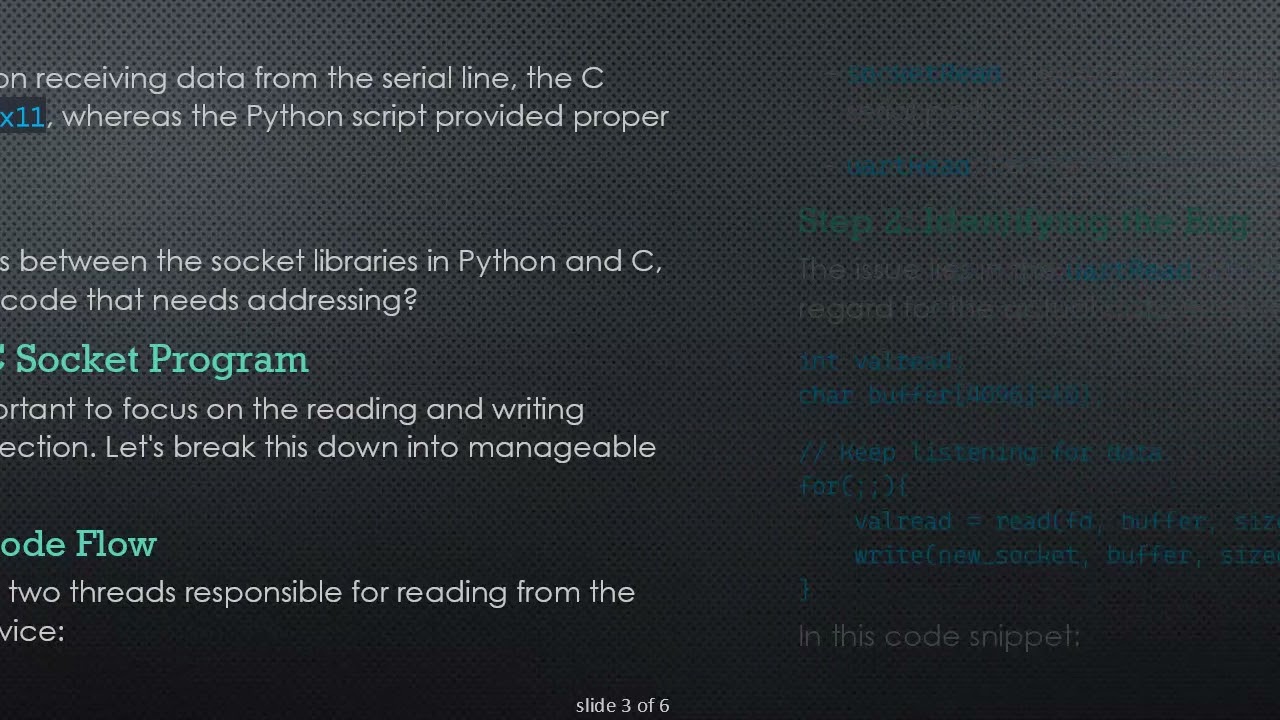 Understanding the Differences Between C and Python Sockets: Debugging Common Issues