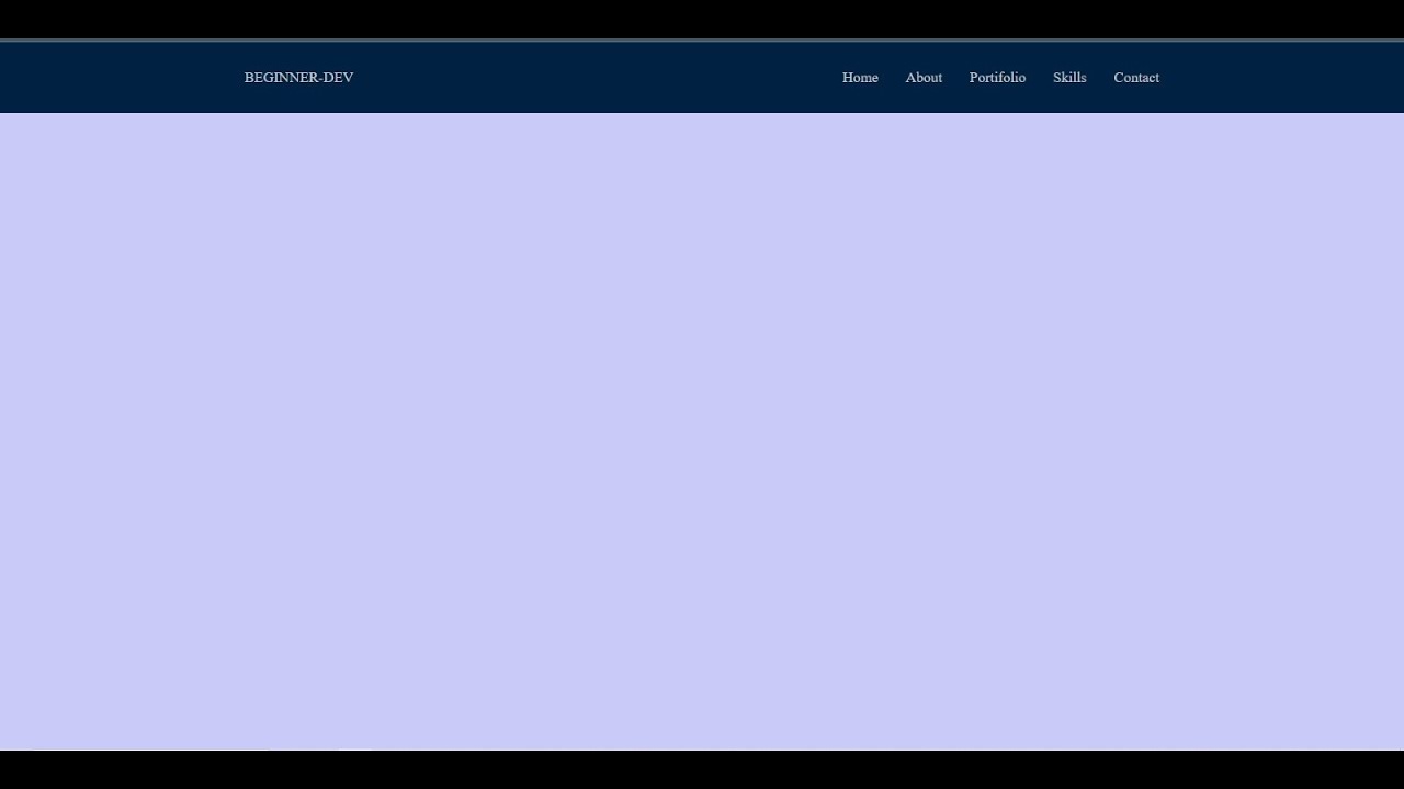 React NavBar Tutorial - Beginner-Dev React TS Project
