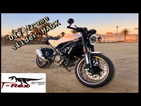 Vitpilen/Svartpilen Frame slider install & HACK DIY (T-rex Racing Sliders)