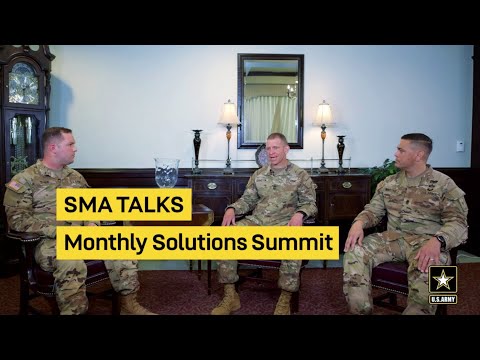 SMA Talks | Monthly Solutions Summit | U.S. Army