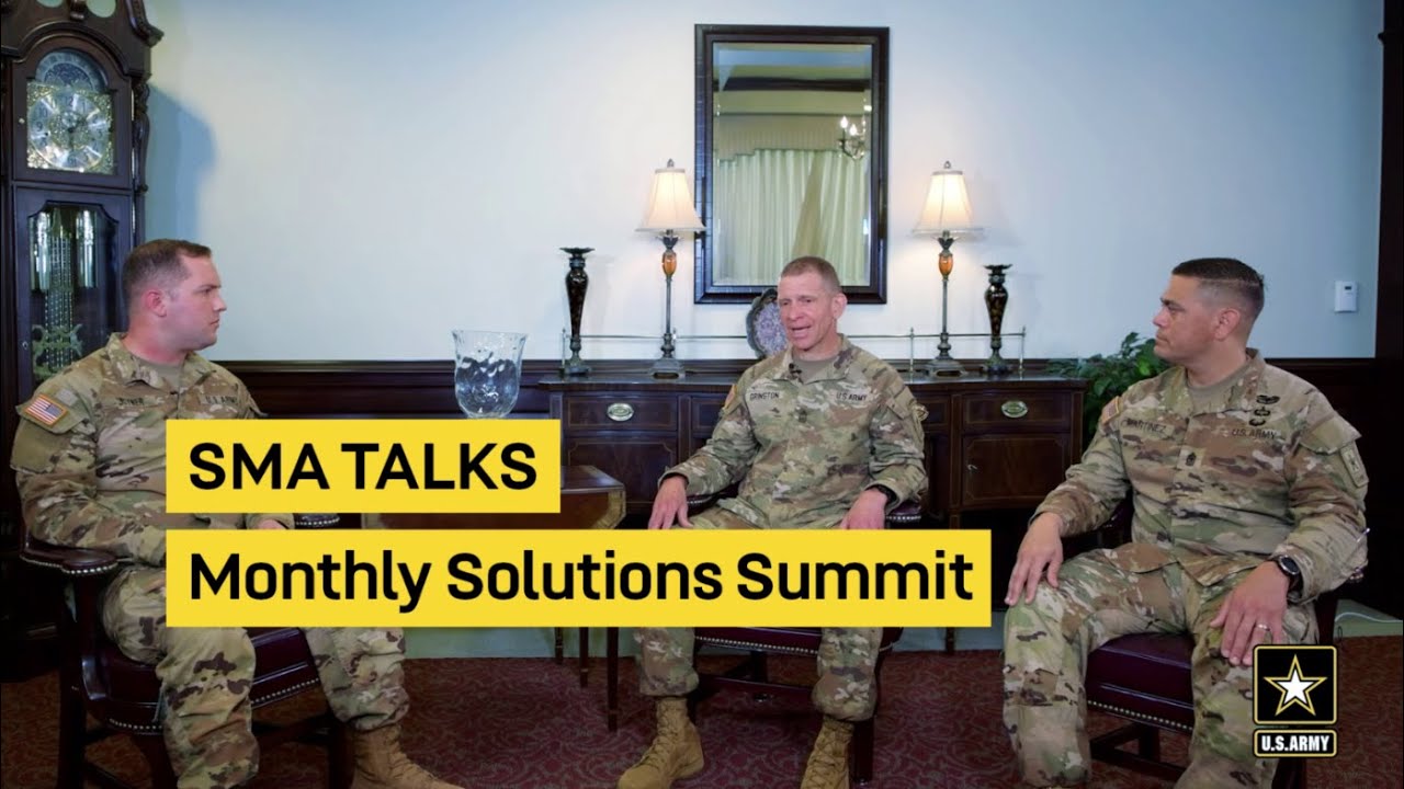 SMA Talks | Monthly Solutions Summit | U.S. Army