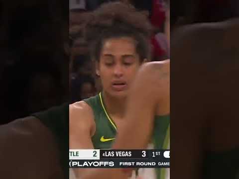 Skylar Diggins AND-1 | Seattle Storm vs Las Vegas Aces WNBA playoffs basketball #shorts #wnba #short