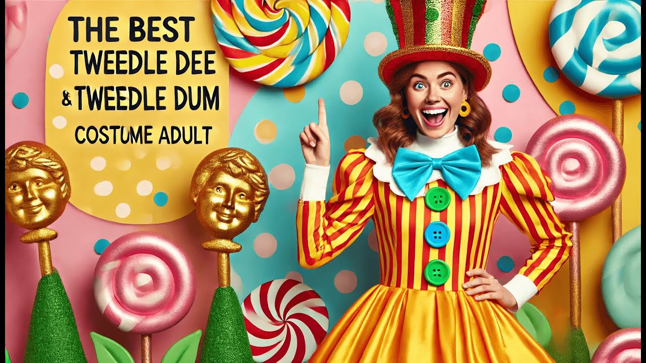 🎩 BEAUTIFABLE Propeller Hat Halloween Set | Best Tweedle Dee and Tweedle Dum Costume Adult 👯‍♂️